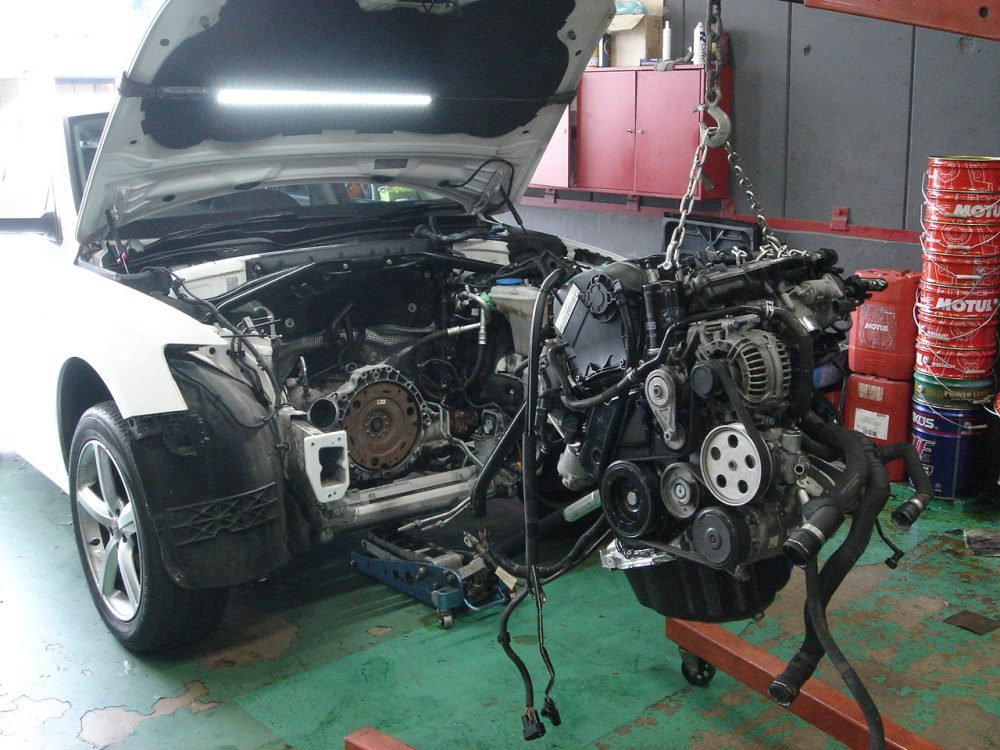 AUDI Q5 エンジンオーバーホール ⑤ | VENTILER